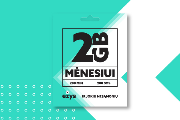 Ežio SIM kortelė | Išsirink planą internetu! | Ežys