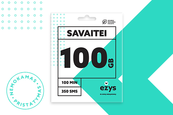 Ežio SIM kortelė | Išsirink planą internetu! | Ežys