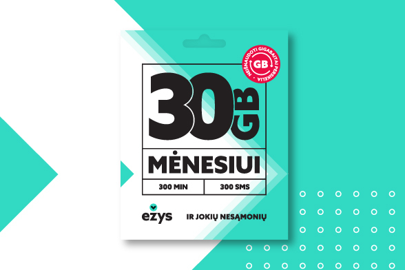 Ežio SIM kortelė | Išsirink planą internetu! | Ežys