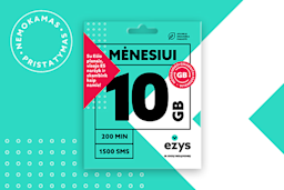 Ežio SIM kortelė | Išsirink planą internetu! | Ežys