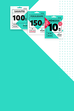 Išankstinio mokėjimo telefono kortelė | Ežys